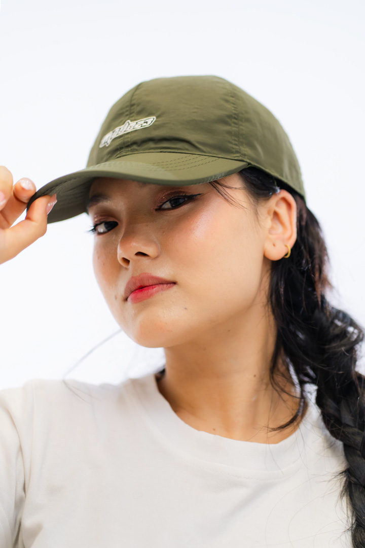 Mode23 Embroidered Army Green Cap